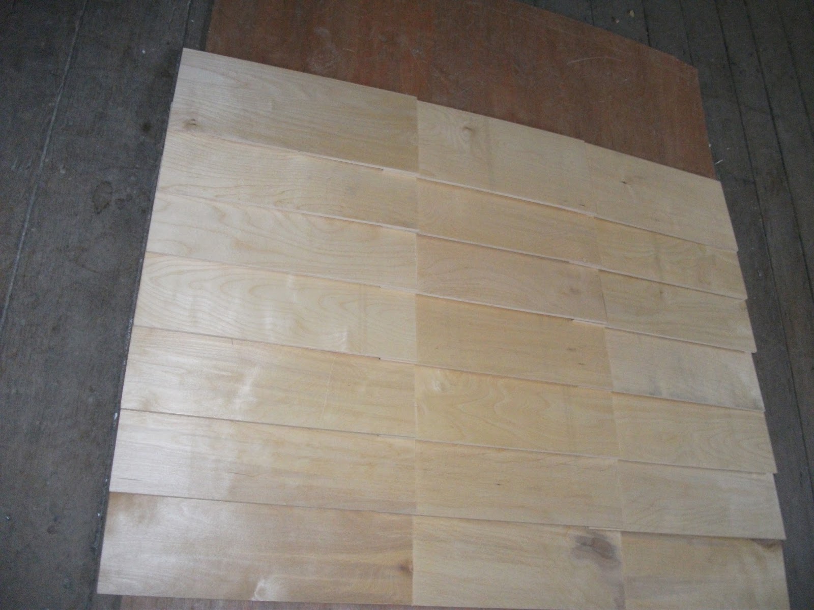 Cabinz.Net Blog: New Birch Plywood (6mm) off cuts re-used as shingles ...