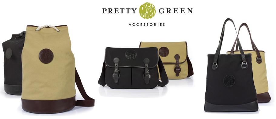 oasisblues: Pretty Green bags, featuring Italian trim & handles