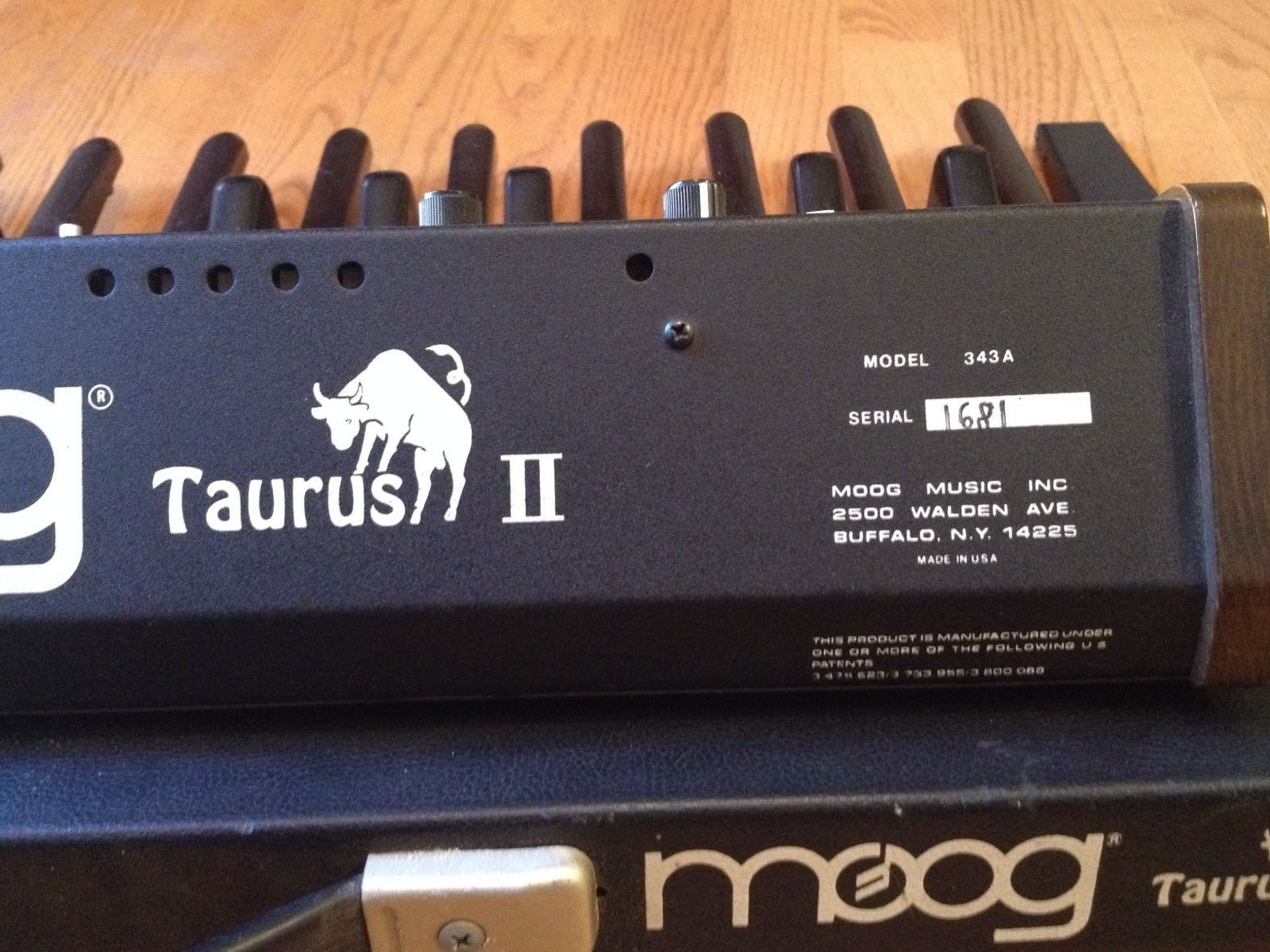 MATRIXSYNTH: Moog Taurus 2 Pedals and Analog Synthesizer SN 1681