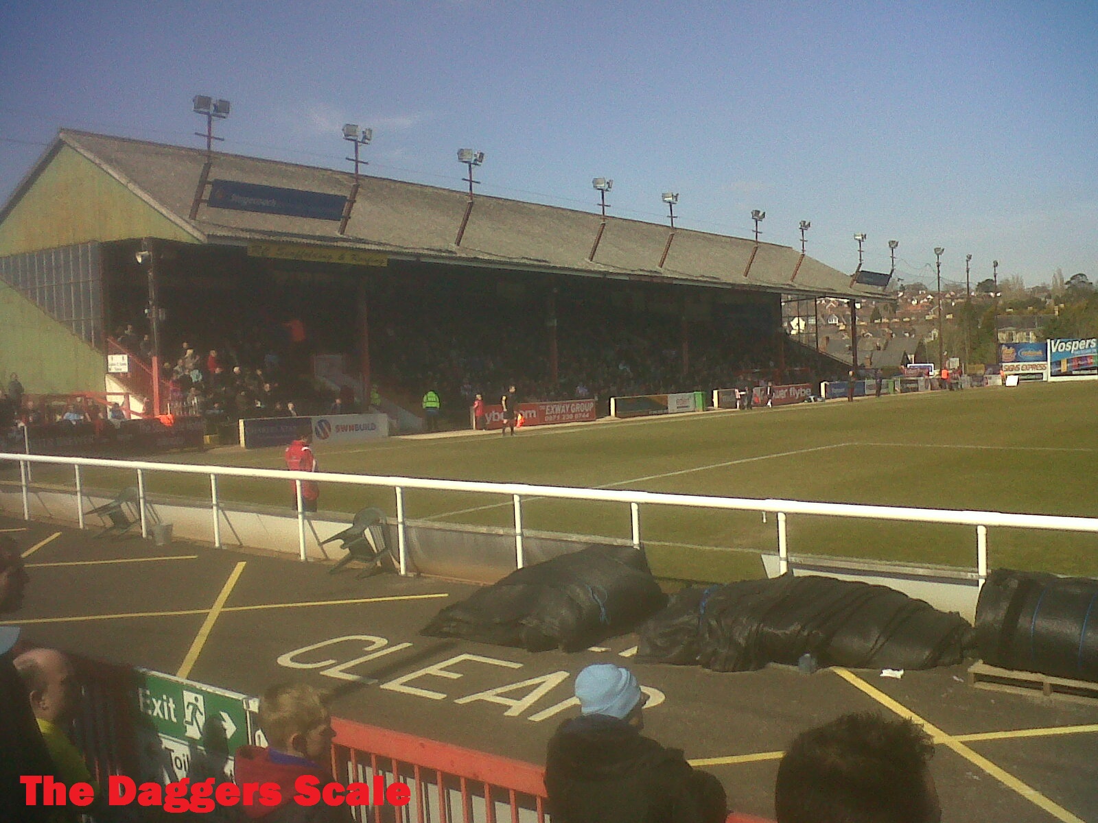 The Daggers Scale: Exeter City 0-1 Daggers, A Walk In St James Park.