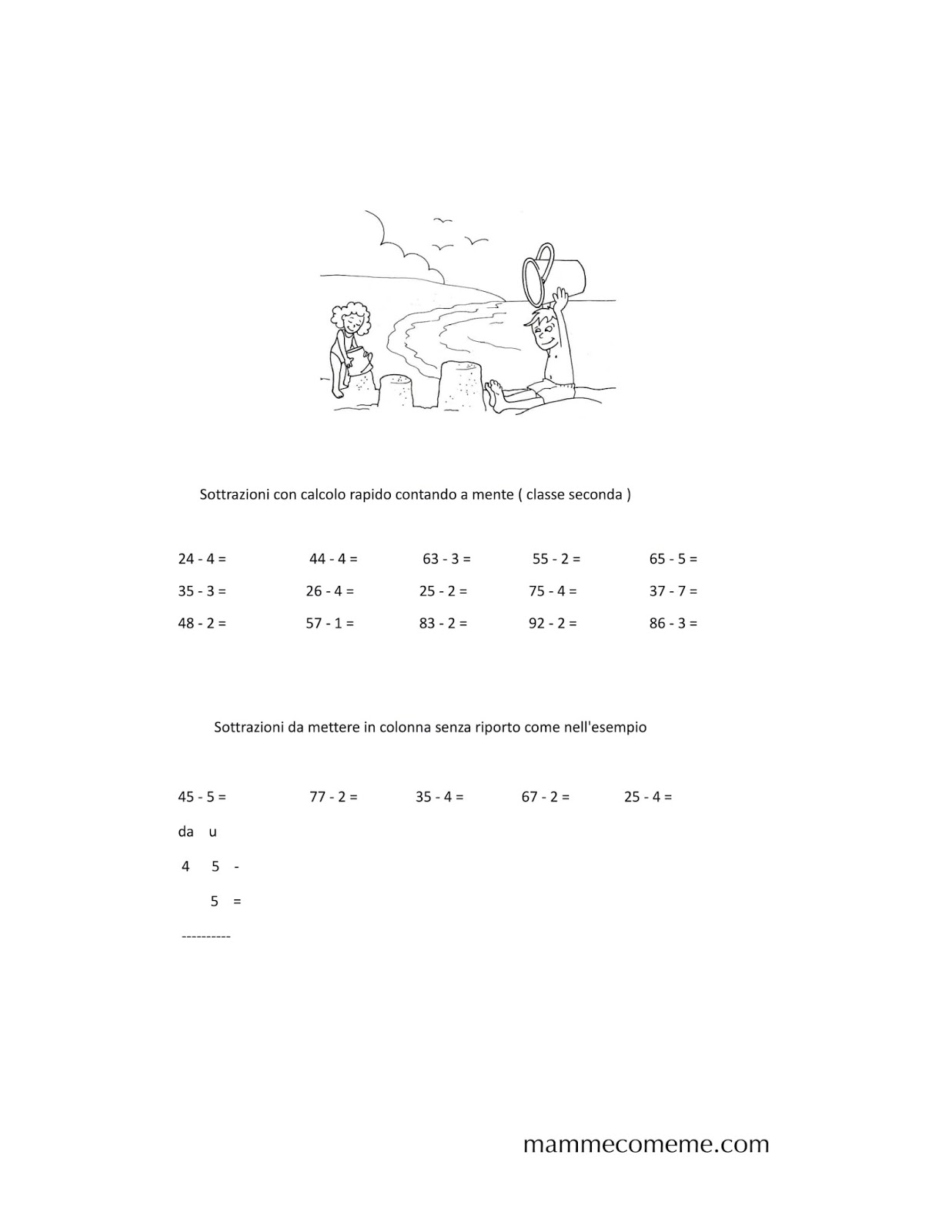 Mamme come me: Schede utili per il ripasso di matematica classe seconda ...