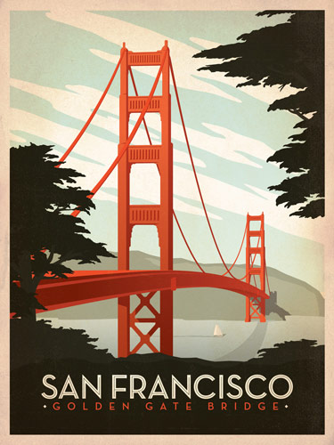 Flyer Goodness: Classic American Travel Posters by the Anderson Design ...
