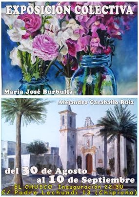 ESPACIO VACÍO CHIPIONA: Mª JOSÉ BURBULLA Y ALEJANDRO CARABALLO EN EL CHUSCO