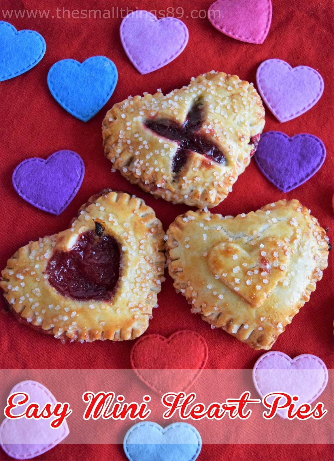 Easy Mini Heart Shaped Pies! So Cute!