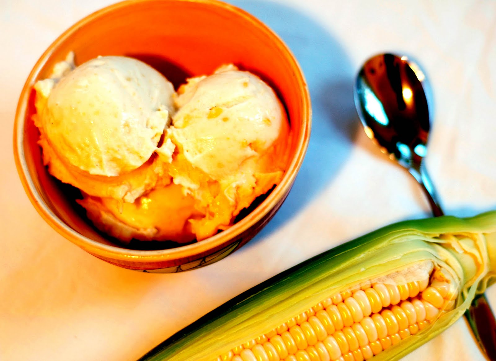 Tri to Cook: Sweet Corn Ice Cream (CSA Week 6)