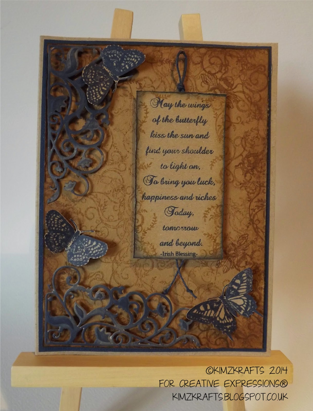 KimzKrafts: Amazon Blue with Creative Expressions