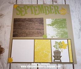 Stamp with Roberta: September Calendar Layout