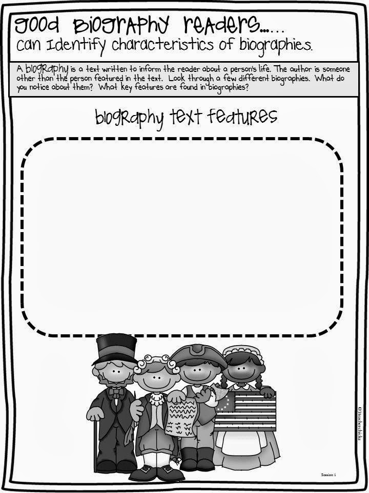 3 Teacher Chicks: Biography Resources for Free!