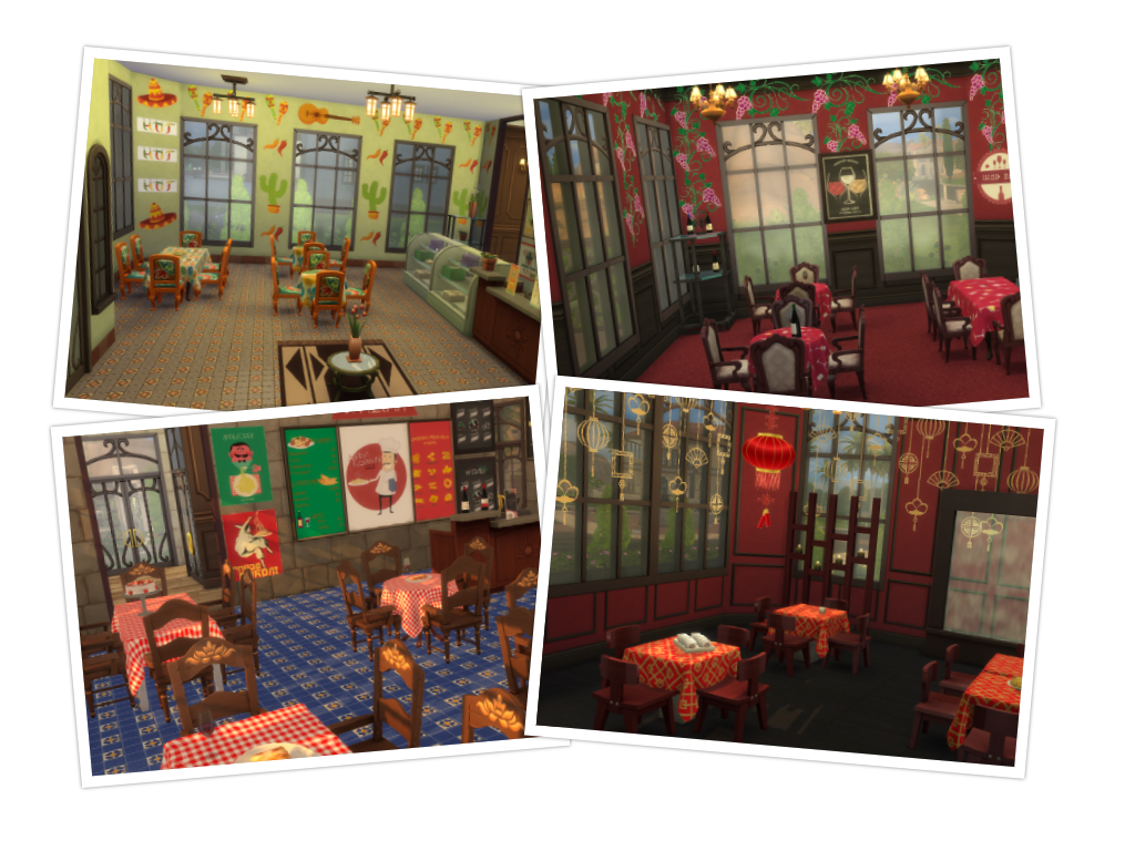 The Sims 4: DIY Restaurant Set ~ Nathys Sims