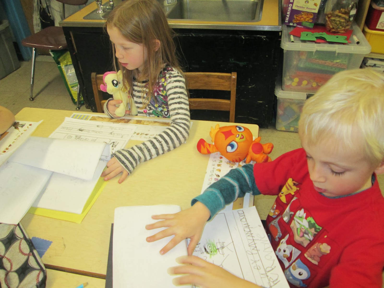 The Busy Bees of K-109: Bring your Stuffed Animal to School Day!