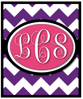 Jennifer Oyler: Personalized Chevron Monogram Freebie!