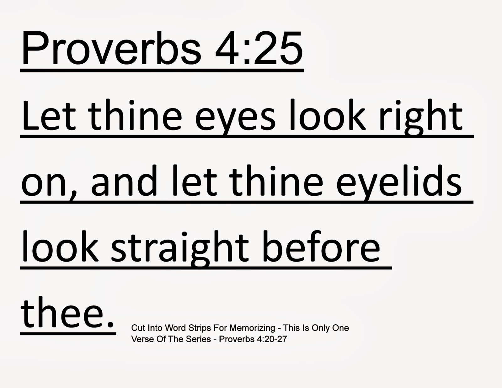 Children's Gems In My Treasure Box: Love The Proverbs - Proverbs 4:20 ...