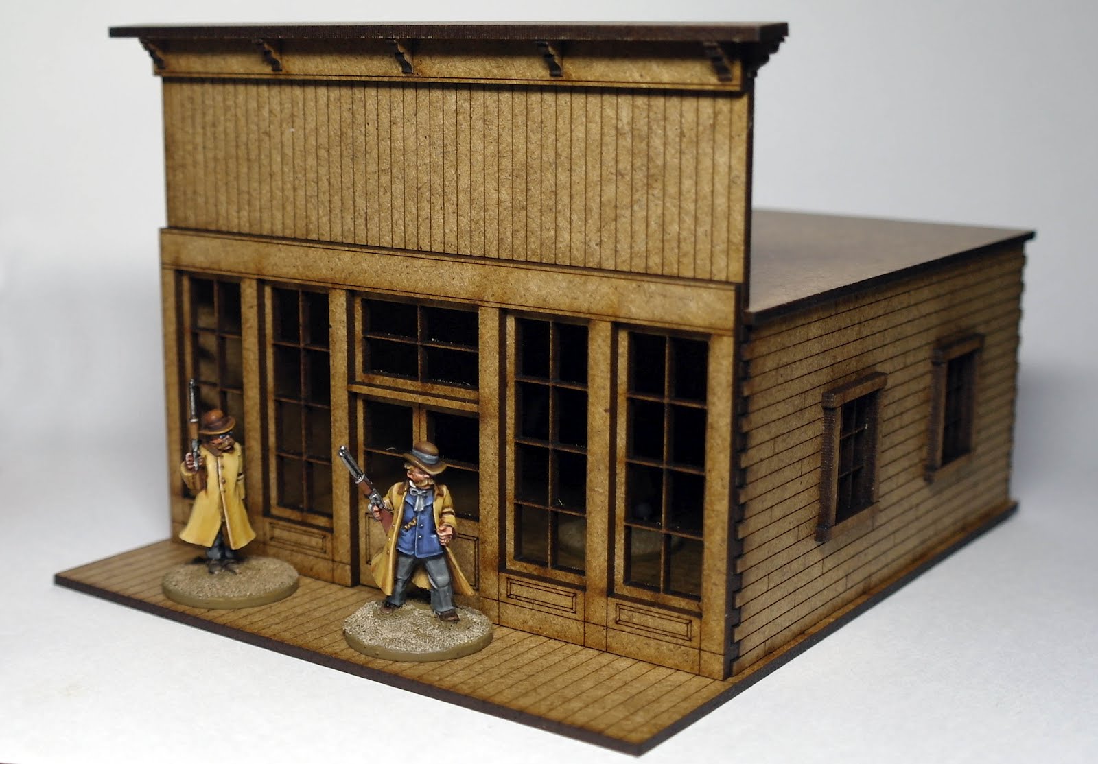 Old West Wargame Model Buildings: The Street with No Name |Battle Flag