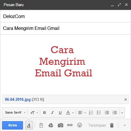 Cara Menulis dan Mengirim Email di Gmail | BloggingTipsTrik