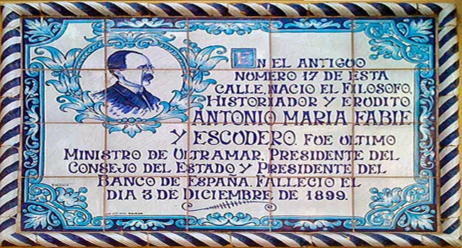 Galería de sevillanos notables.: Fabié.