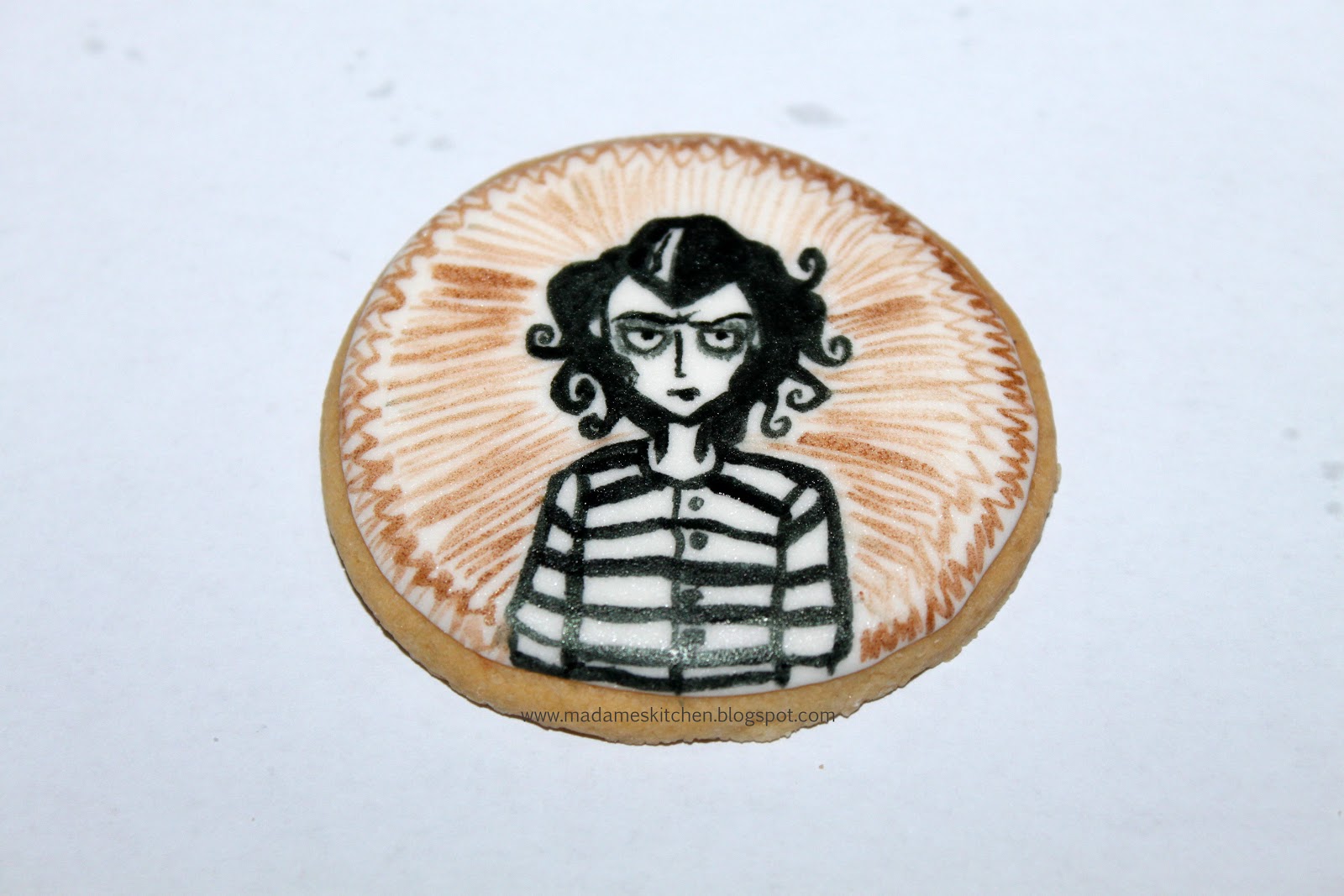 Cookies with Emo Gothic Dark Halloweenie Designs