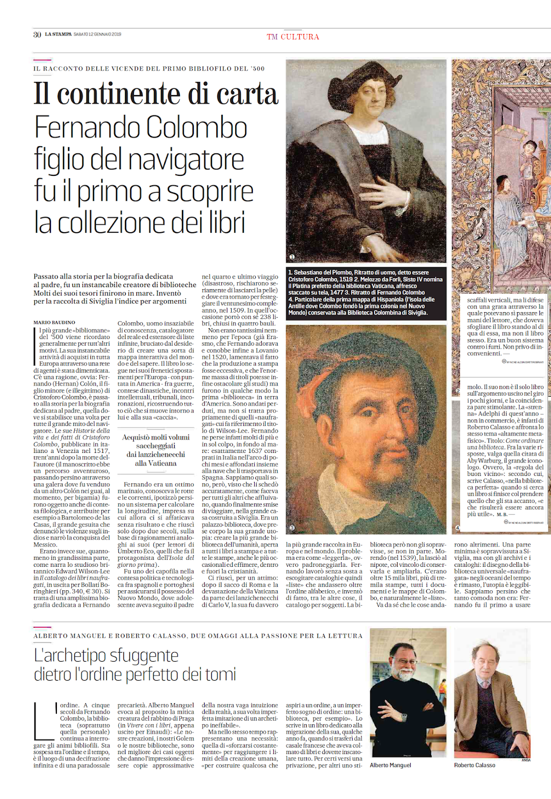 materialismo storico: Fernando Colombo e i libri