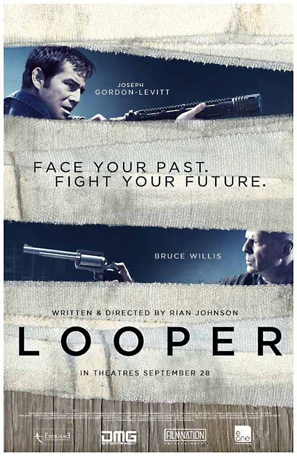 The Geeky Nerfherder: Movie Poster Art: Looper (2012)