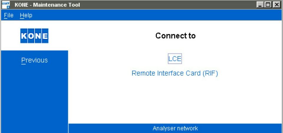 cadigc308: KONE Maintenance Tool LCE software