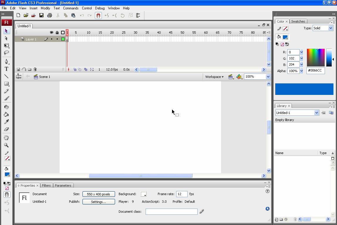 อ.เจษฎา ดิษฐสุวรรณ (ครูเต้ง): Adobe Flash CS3 Professional