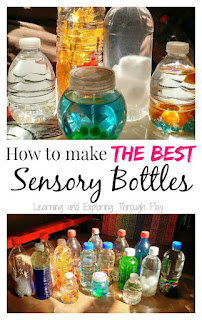 Learning and Exploring Through Play: Sensory Bottles DIY