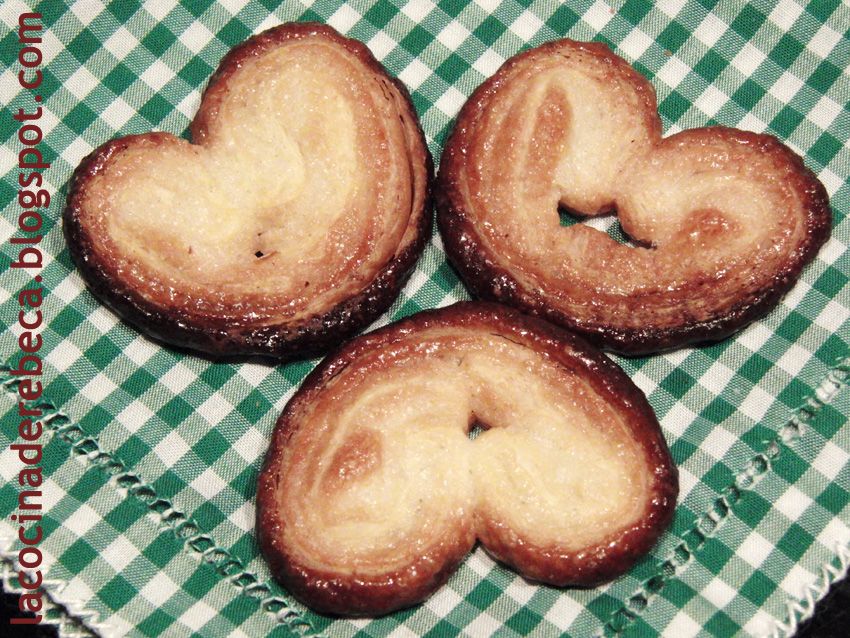 La cocina de Rebeca: Palmeritas de hojaldre