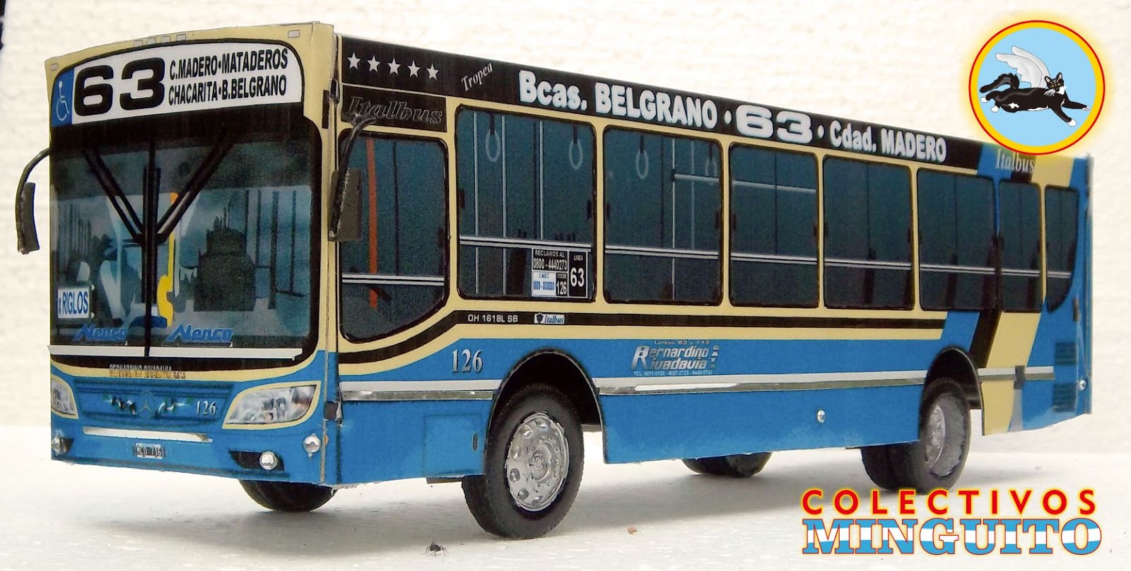 Maquetas: Mercedes Benz OH1618L SB - Italbus Tropea - Bernardino ...