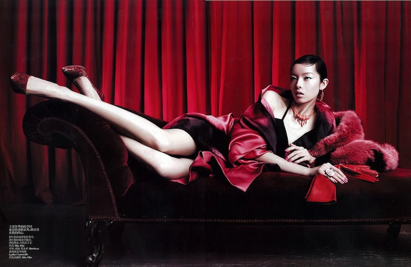 ASIAN MODELS BLOG: EDITORIAL: Sun Fei Fei in Vogue China, April 2013