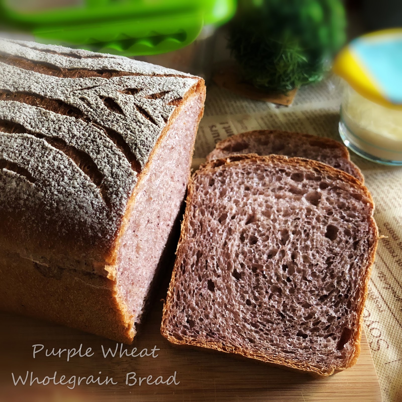 My Mind Patch: Purple Wheat Wholemeal Bread 紫麦全谷吐司