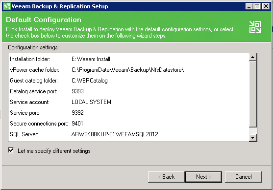 Veeam Availability Suite v9.5 - Backup Server Installation | TechCrumble