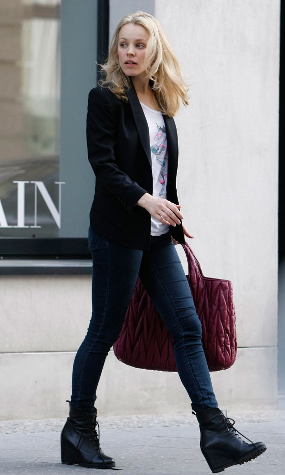 celebrities and fashion: Rachel McAdams Fashion