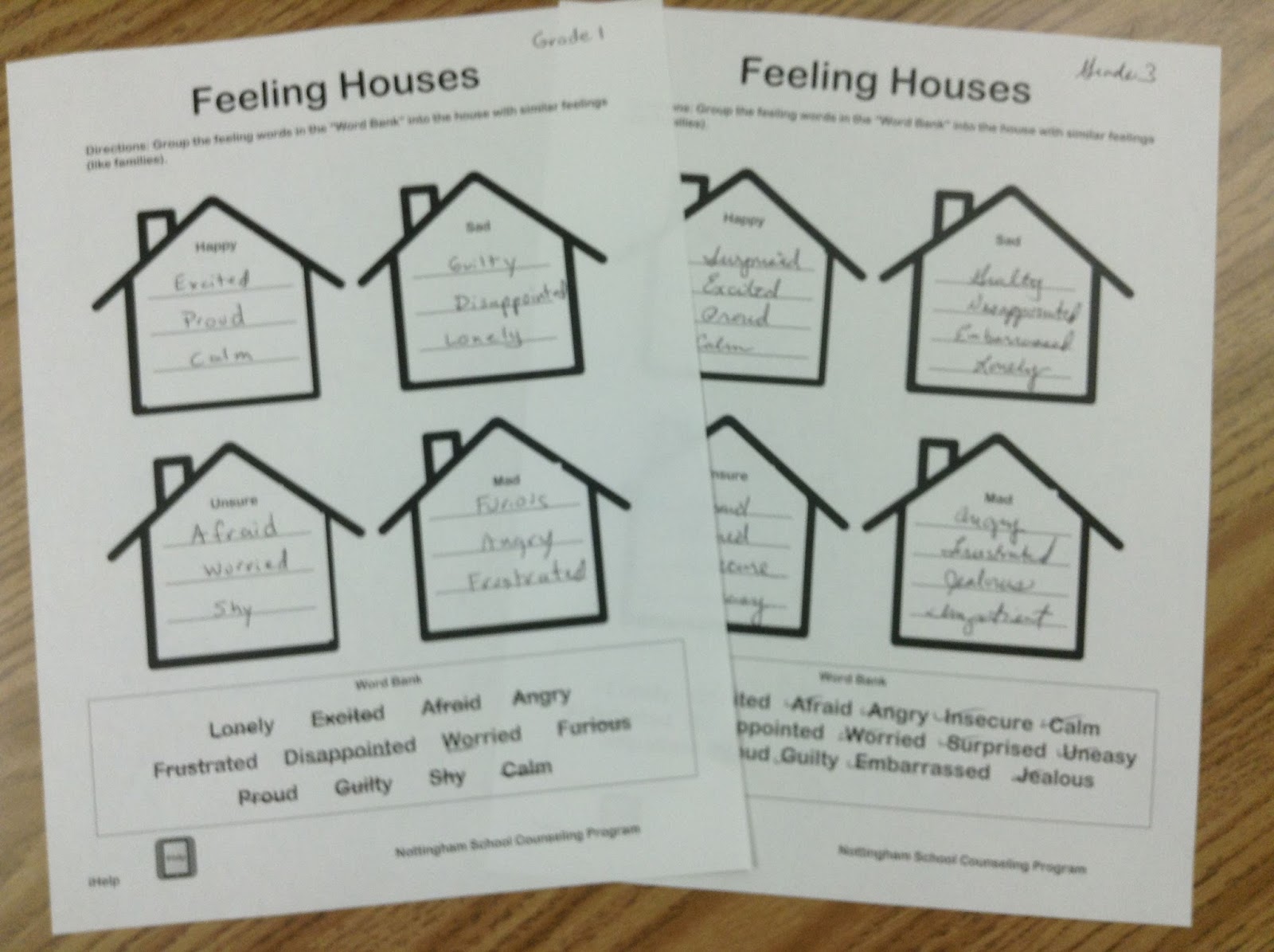 Elementary Counseling Blog: Feeling Families