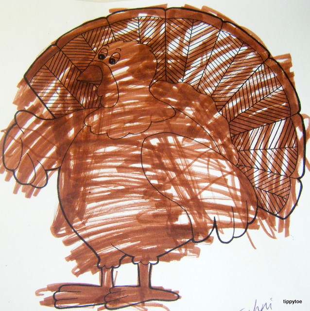 Tippytoe Crafts: Turkey Display