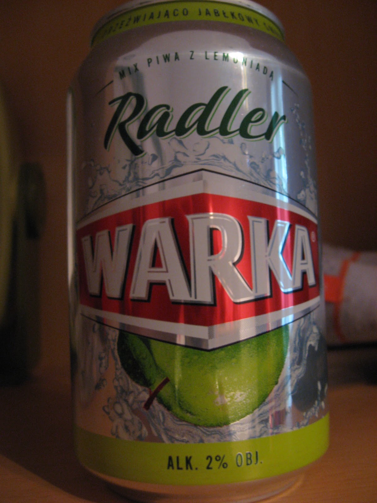 Radlers and mixed beer drinks Blog: Warka Radler Apple