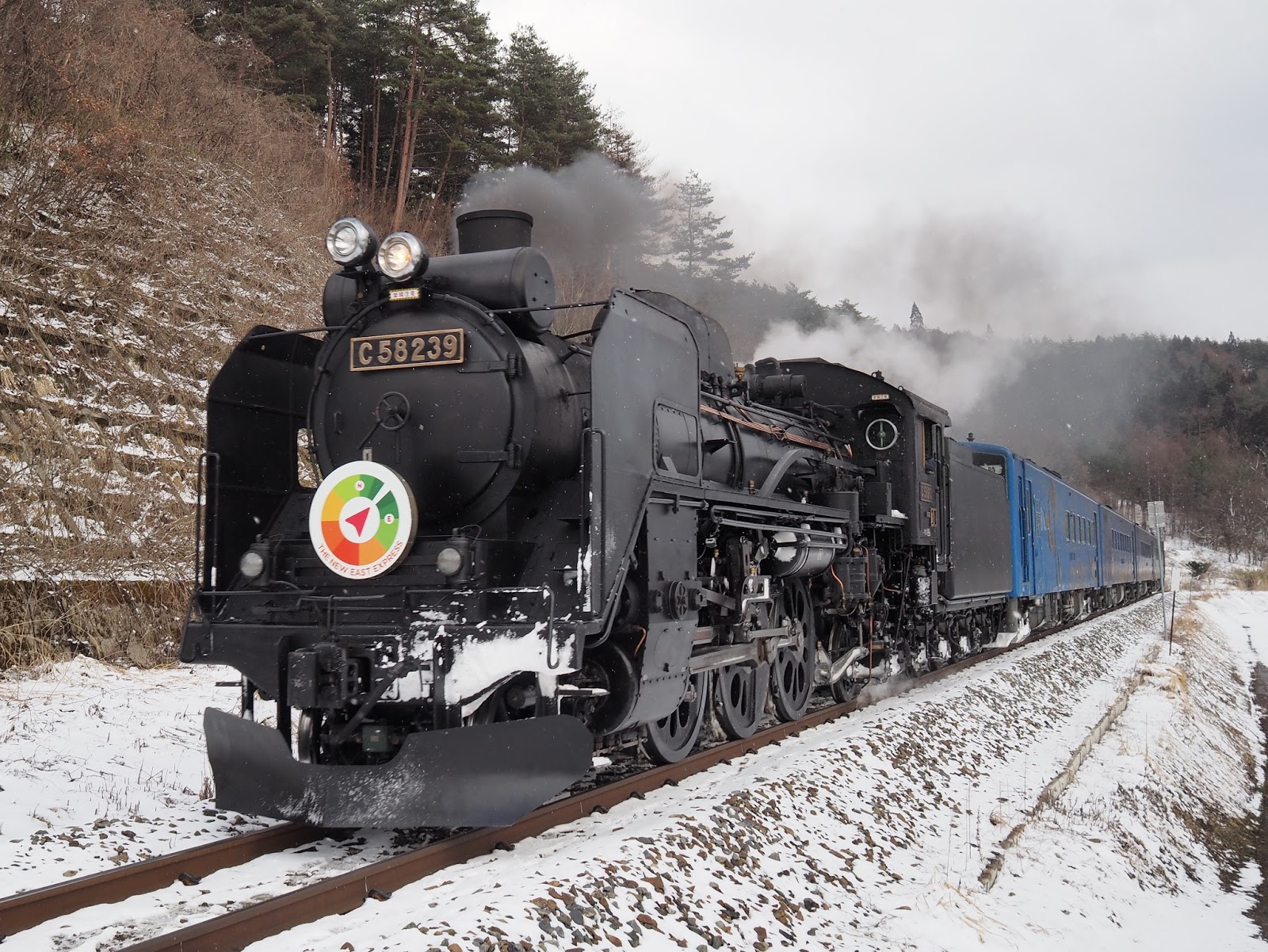 煙を求めて三千里 Seeking the Steam in the World: 釜石線の復活C58 239 （2）