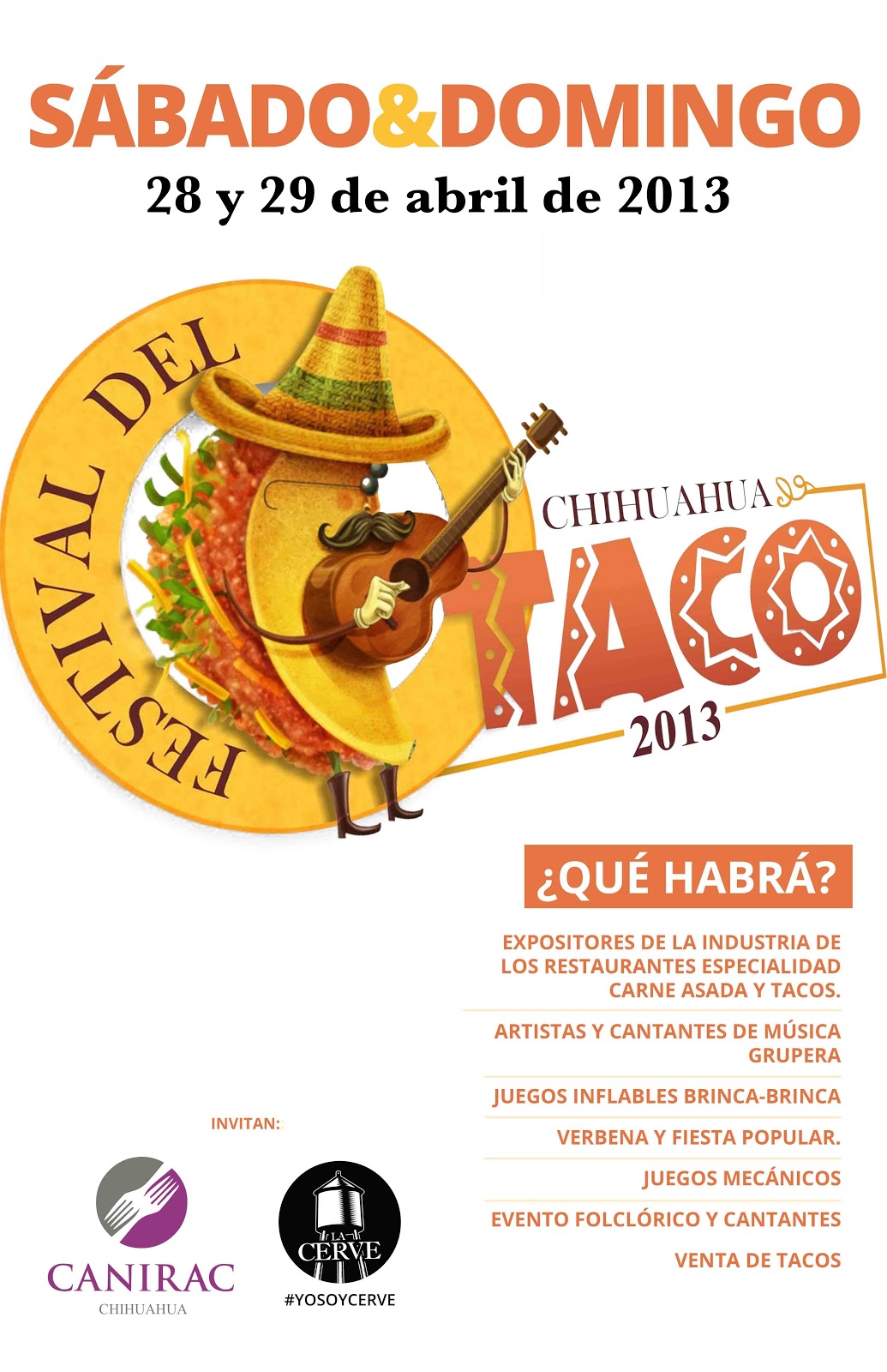 Tramoyam Blog: 6to Festival del Taco Chihuahua 2013 / invita CANIRAC el ... Tramoyam Blog: 6to Festival del Taco Chihuahua 2013 / invita CANIRAC el ...