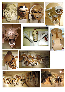 Art & Design Extd Diploma@City of Bristol College: Cardboard workshop