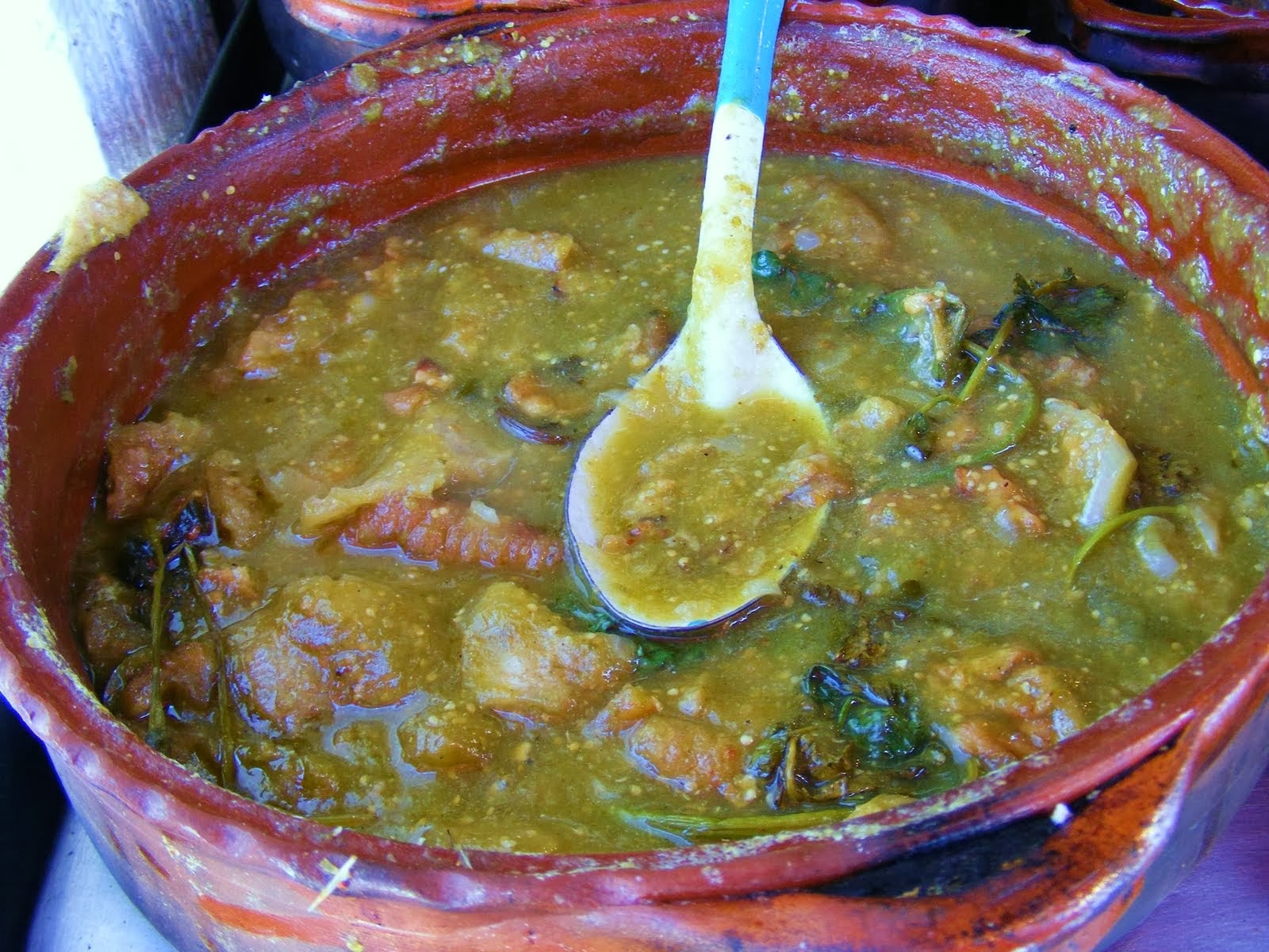 MORONGA EN SALSA VERDE, (RECETA) - EL BOTANERO