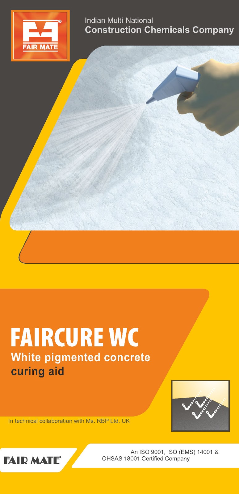FAIRCURE WC : White pigmented concrete curing