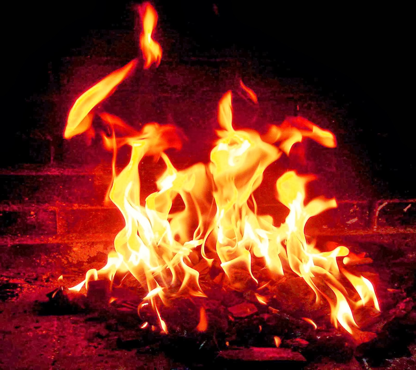 Moving flames background - beautiful desktop wallpapers 2014