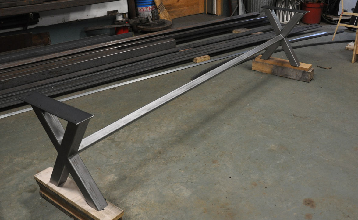 Dorset Custom Furniture - A Woodworkers Photo Journal: the x based table