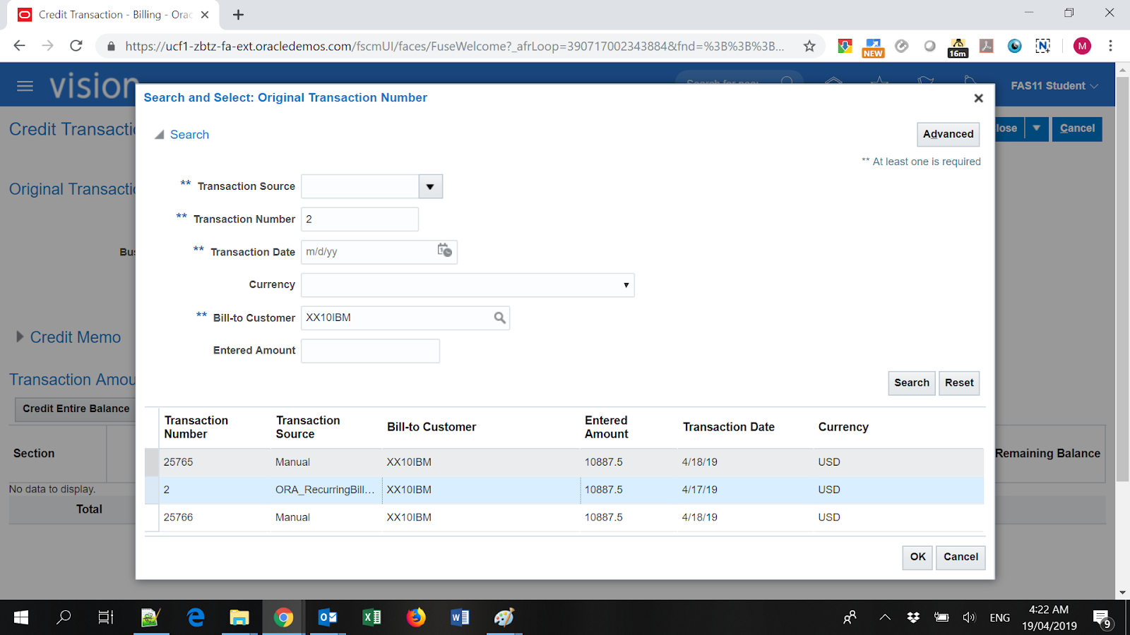 The Oracle Prodigy Creating A Receivables Credit And Debit Memo In