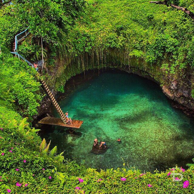 Amazing Places to Travel: To Sua Ocean Trench, Lotofago, Samoa