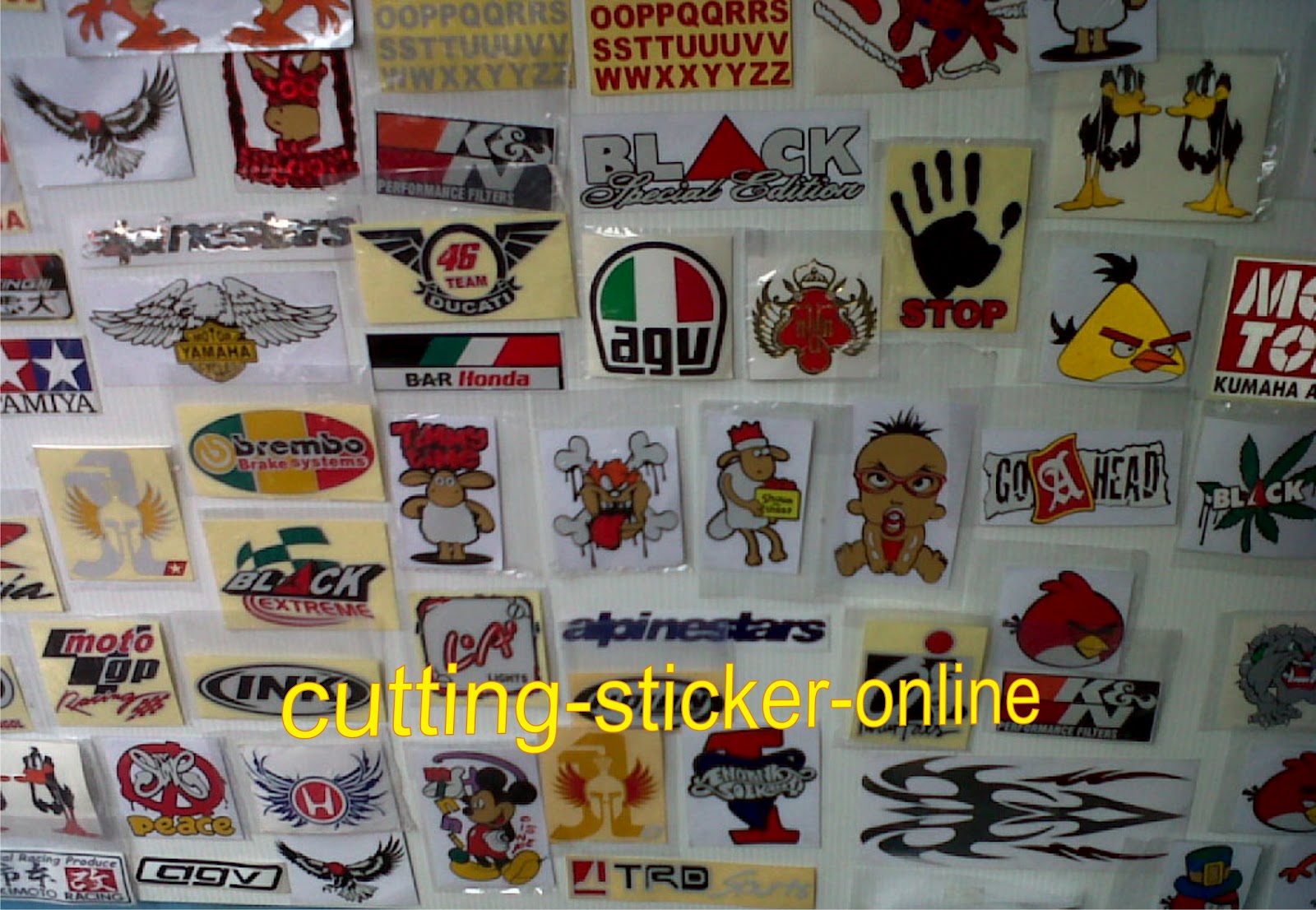 CUTTING STICKER & DIGITAL PRINTING ONLINE: STICKERS CUTTING