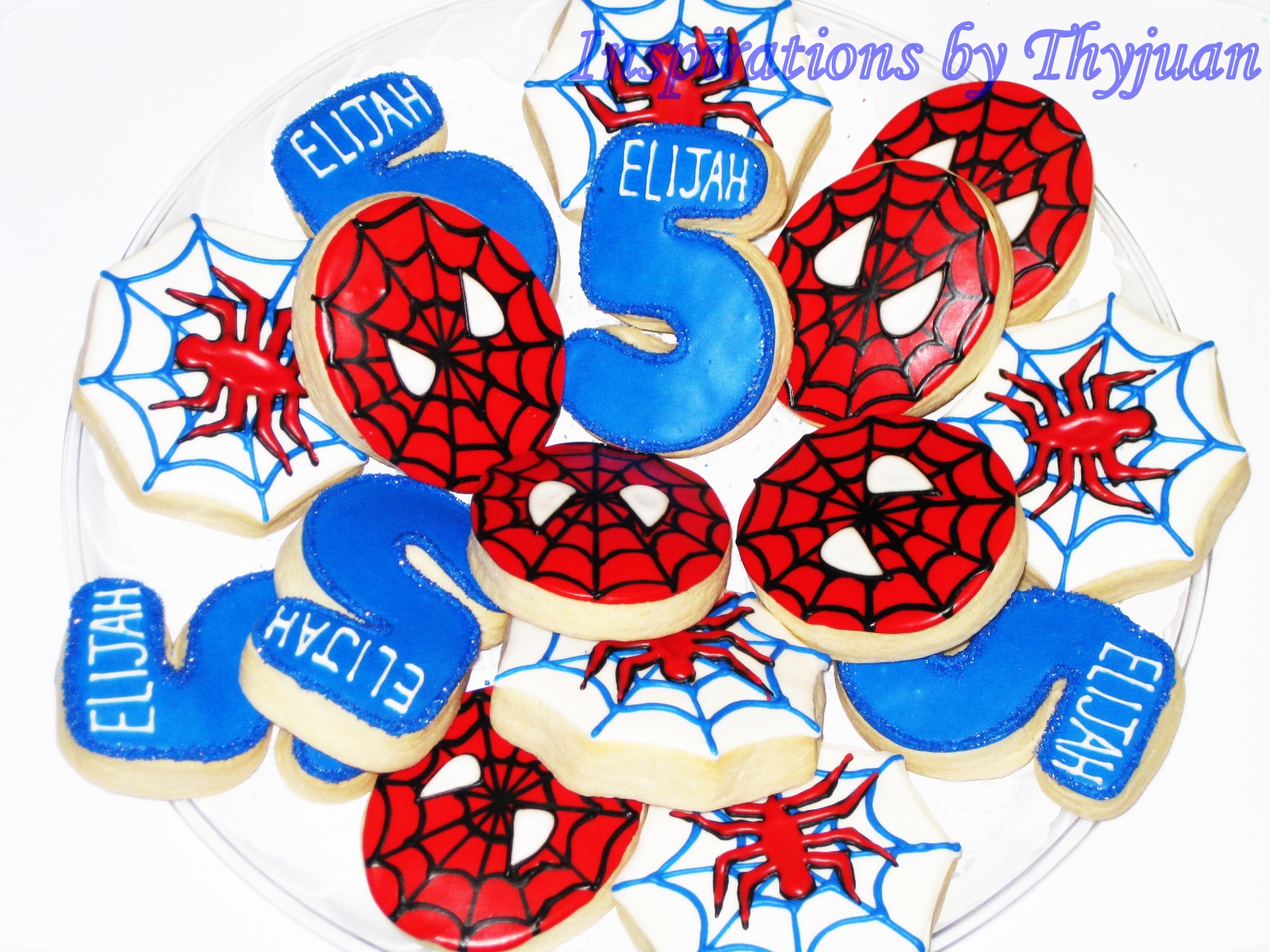 Inspirations by Thyjuan LLC.: Spiderman Cookies