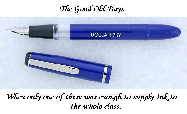 Padash: why yes!: Ink stain fights...ah memories of Pakistan in the 90s