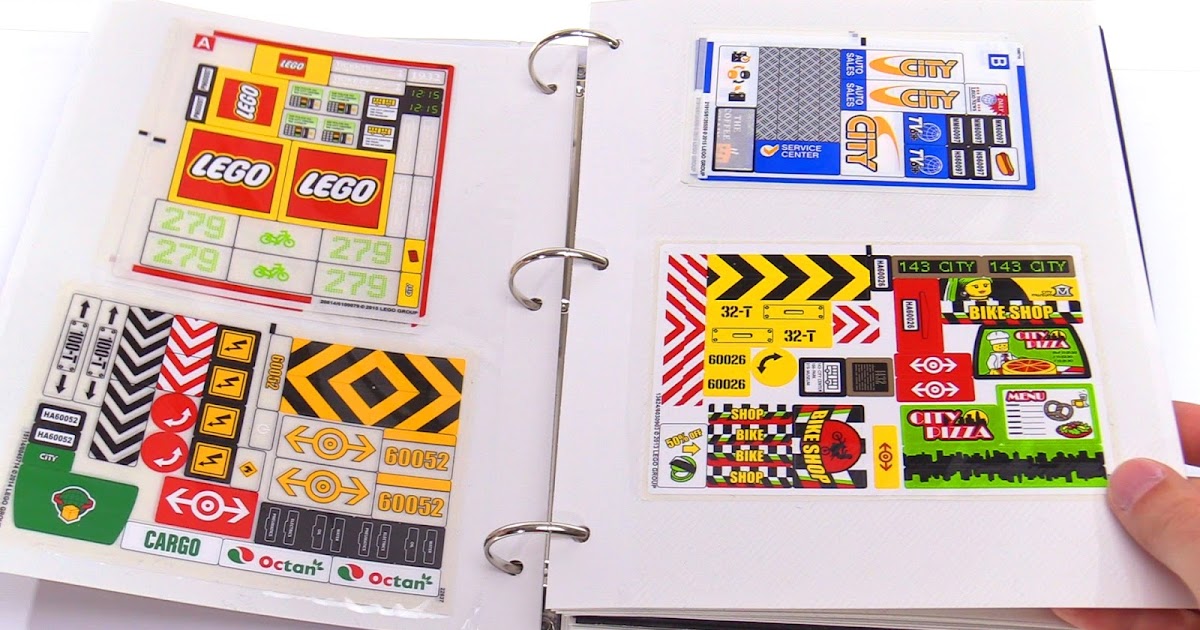 My LEGO Sticker Collection & organization system