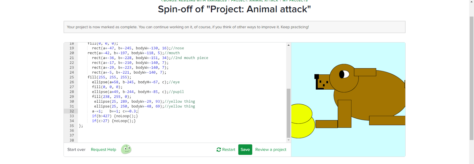 S1: Animal Attack-Khan Academy