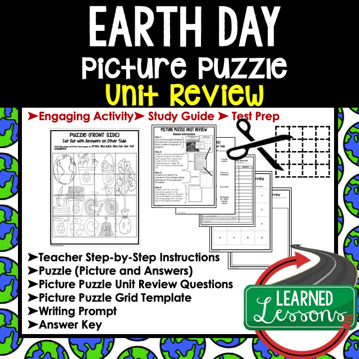 Earth Day Awareness Activities - Learned Lessons Teaching Materials