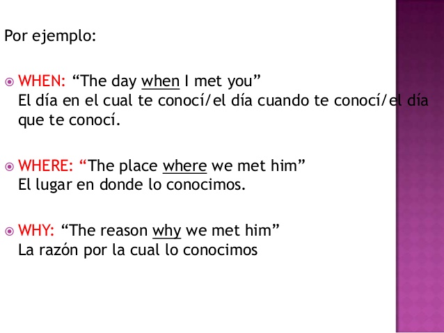 SIMPLE PAST WHIT WHEN CLAUSES